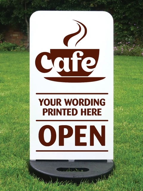 COFFEE SHOP PAVEMENT Sign Cafe Sign Takeaway Sign Tea Room *Free Design ...