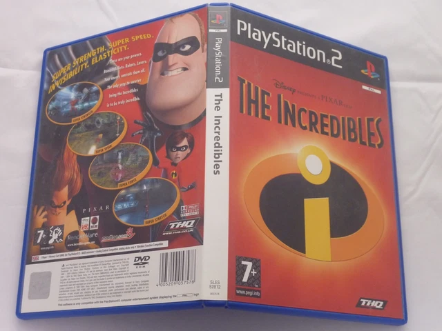 THE INCREDIBLES PS2 Game Disney Pixar Animated Movie Video Game ...