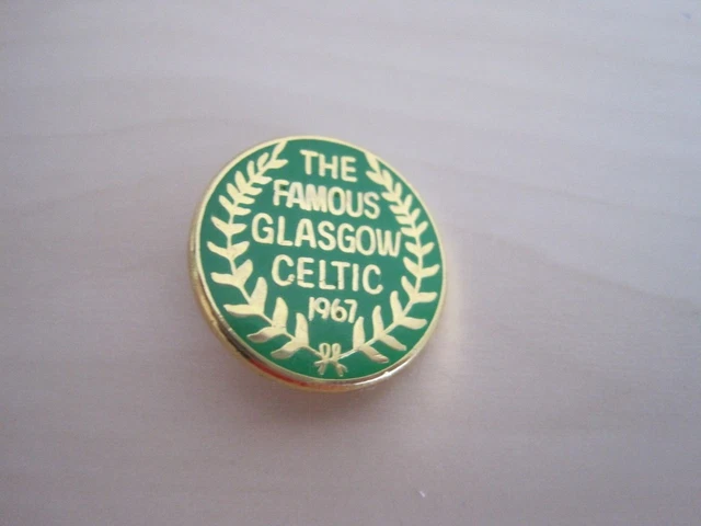 CELTIC FC BADGE - The famous Glasgow Celtic 1967 - small badge $6.49 ...