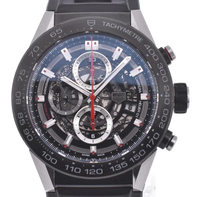 TAG HEUER CARRERA Calibro Heuer01 CAR2A1Z Quadrante Scheletro ...