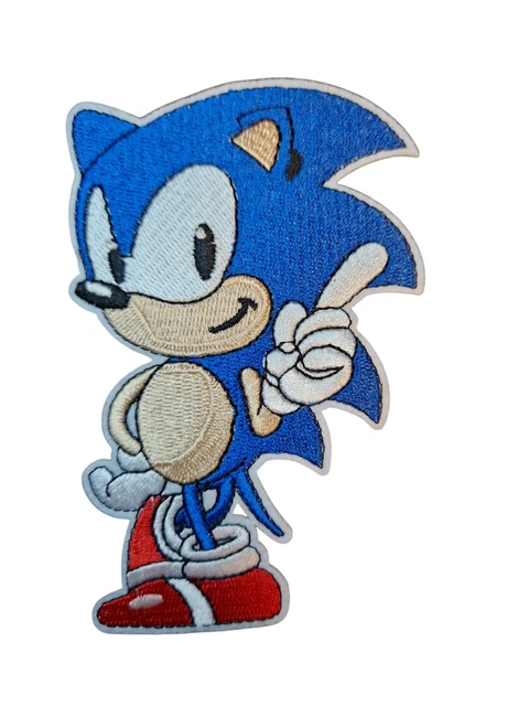 SONIC THE HEDGEHOG Game Sonic Movie Iron On Patch Sew On Transfer Badge ...