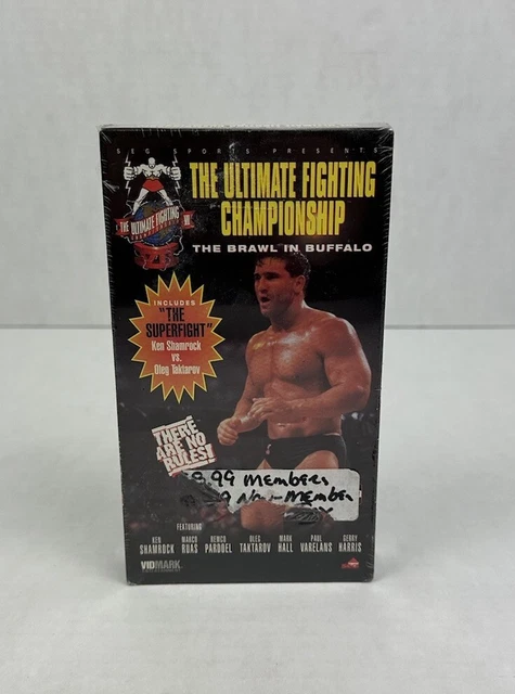 ULTIMATE FIGHTING CHAMPIONSHIP 7 VHS The Brawl In Buffalo 1995 Brand ...