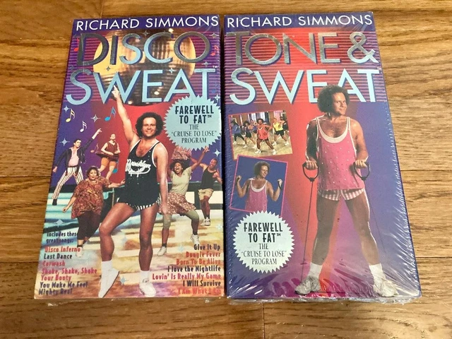 RICHARD SIMMONS VHS - Tone & Sweat and Disco Sweat NEW £11.23 - PicClick UK RICHARD SIMMONS VHS - Tone & Sweat and Disco Sweat NEW £11.23 - PicClick UK