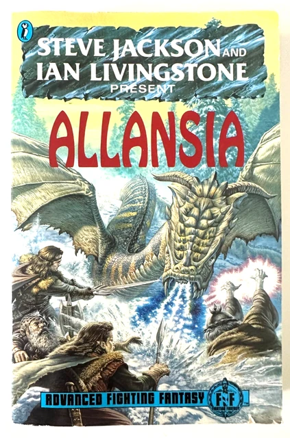 ALLANSIA : FIGHTING Fantasy : Ian Livingstone : 1st Edition : Advanced ...