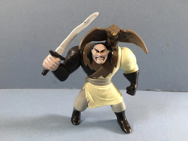 DISNEY MULAN SHAN Yu Villain McDonalds Happy Meal Toy Action Figure 5 ...