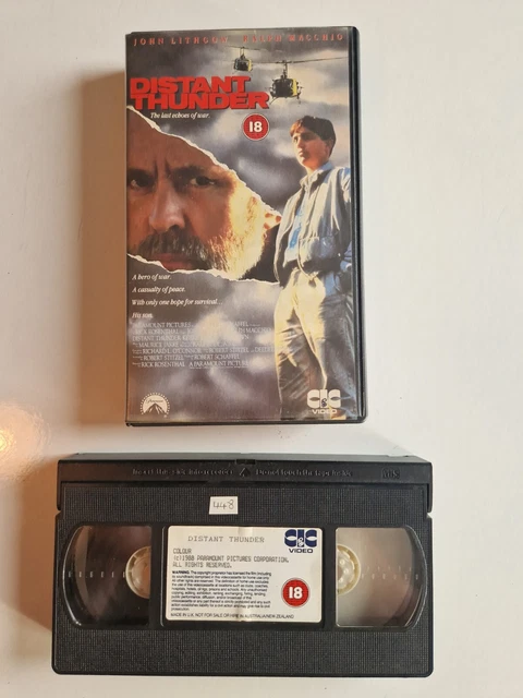 DISTANT THUNDER 1988 VHS John Lithgow - Ralph Macchio (Karate Kid) £2. ...