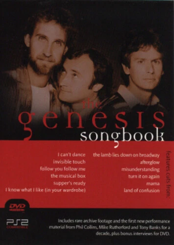 GENESIS: THE GENESIS Songbook DVD (2001) Genesis cert E FREE Shipping ...