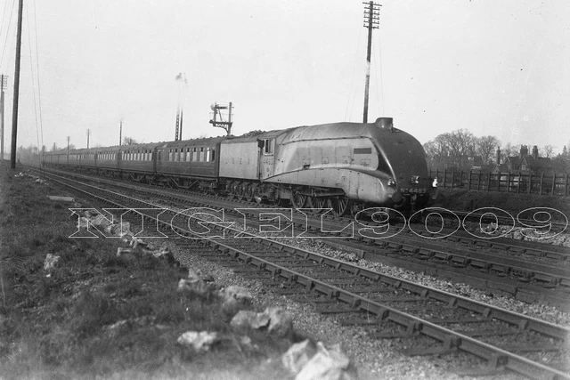 LARGER (4.5&X3.25&) B&W GLASS Negative of LNER A4 4-6-2 4483 in 1939 £ ...
