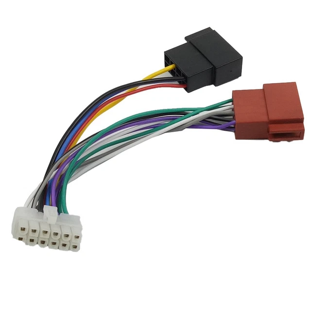 ISO HEAD UNIT Wiring Harness Adapter for Car Stereo Reliable and ...