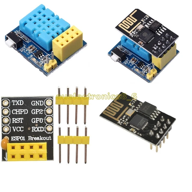 Esp8266 Dht11 Temperature Humidity Wifi Wireless Module Pin Adapter Esp 01 01s U 110 Picclick Au
