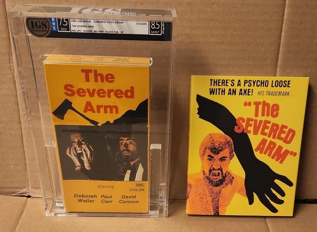 THE SEVERED ARM - Vintage VHS Tape IGS Graded Brand New Sealed HORROR ...
