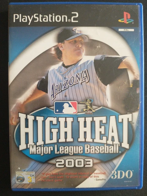 HIGH HEAT MAJOR League Baseball 2003 Sony Ps2 Pal Game £3.95 - PicClick UK