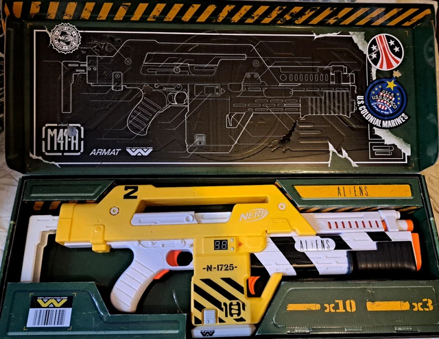 ALIENS NERF HASBRO M41-A Pulse Rifle £150.00 - PicClick UK