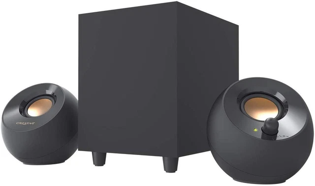 PEBBLE PLUS 2.1 Usb-Powered Desktop Speakers with Down-Firing Subwoofer ...