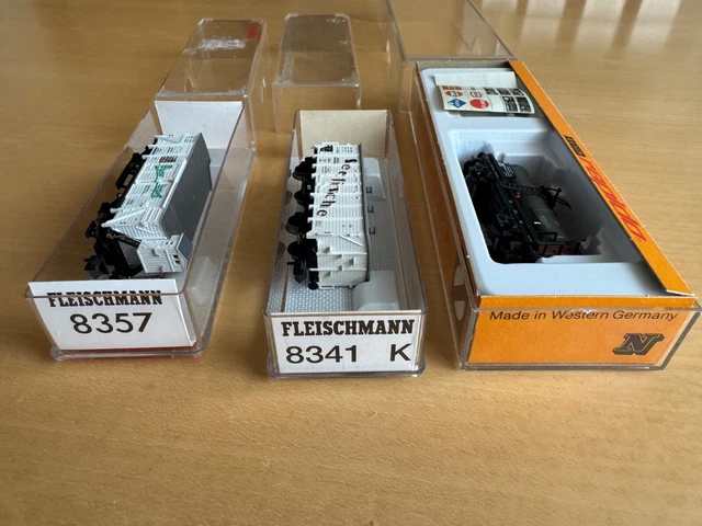 SPUR N KONVOLUT 3 Güterwagen Epoche II DRG, gebraucht, sehr gut erhalten, OVP EUR 29,00 ...