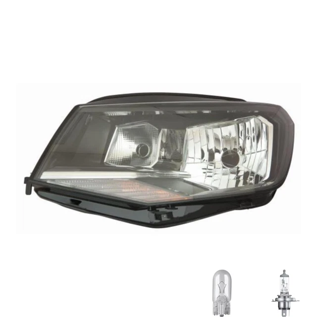 PHARE HALOGÈNE DROITE H4 pour VW Caddy IV Combi Inclus Ampoules EUR 248 ...