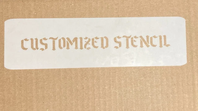 CUSTOM REUSABLE STENCIL 10mil mylar $3.75 - PicClick