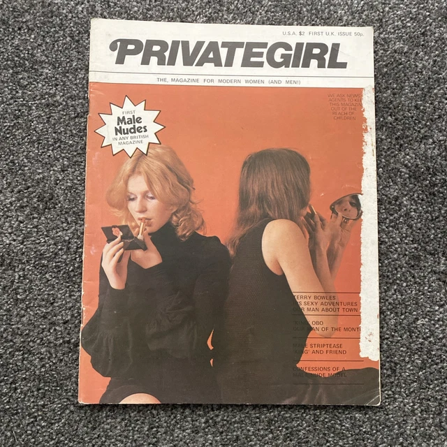 RARE VINTAGE 1970S Privategirl Magazine First UK Issue 1974 £25.64 ...
