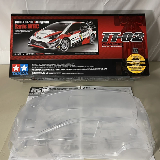 TAMIYA 58659 TOYOTA Yaris WRC Gazoo Racing TT-02 1:10 Assembly Kit ...