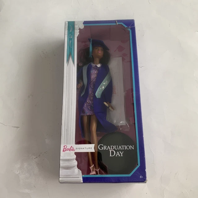 BARBIE SIGNATURE GRADUATION Day Doll African American AA 2017 Mattel ...