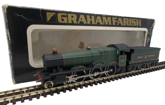 WORKING BOXED GRAHAM Farish N Raveningham Hall Class GWR 6960 Loco ...