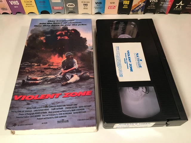 * VIOLENT ZONE 80's War Action VHS 1989 John Jay Douglas Mark Parra ...