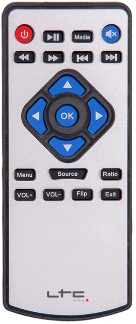 LTC LED-VIDEO-PROJEKTOR VP30-BAT Battery Remote Control USB / Tf/Av ...