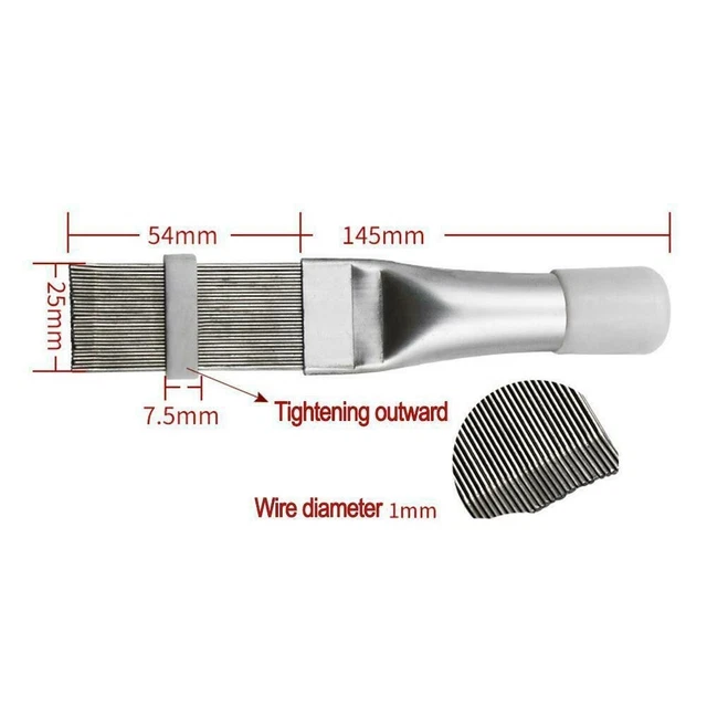 IMPROVE AC PERFORMANCE with Stainless Steel HVAC Coil Comb for AC Fins ...