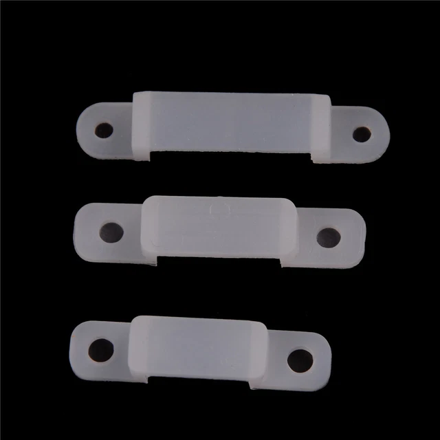 10PCS 10/14/17MM SILICON LED Clips For Fixed RGB Strip Light Fixing ...
