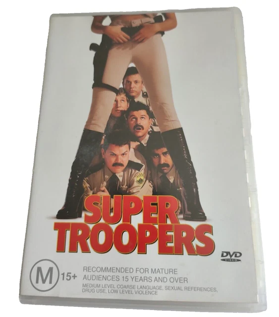 SUPER TROOPERS DVD epic Comedy cop drama classic ! fast post !! VGC🚨🚨 ...