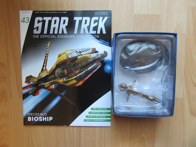 STAR TREK EAGLEMOSS Starship collection Number 43 Species 8472 Bioship ...