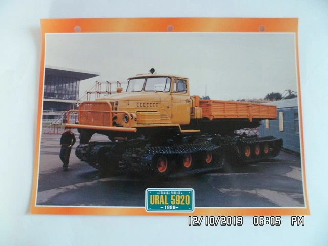 CARTE FICHE CAMION Travaux Publics Mol Hf 5066 1986 EUR 2,50 - PicClick FR