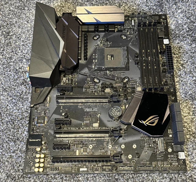 ASUS ROG STRIX X370-F Gaming Motherboard AM4 DDR4 ATX (FOR PARTS NOT ...