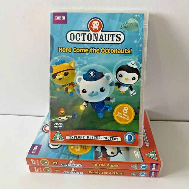 3 X OCTONAUTS Underwater Adventure Animation TV Series DVD Bundle Lot ...