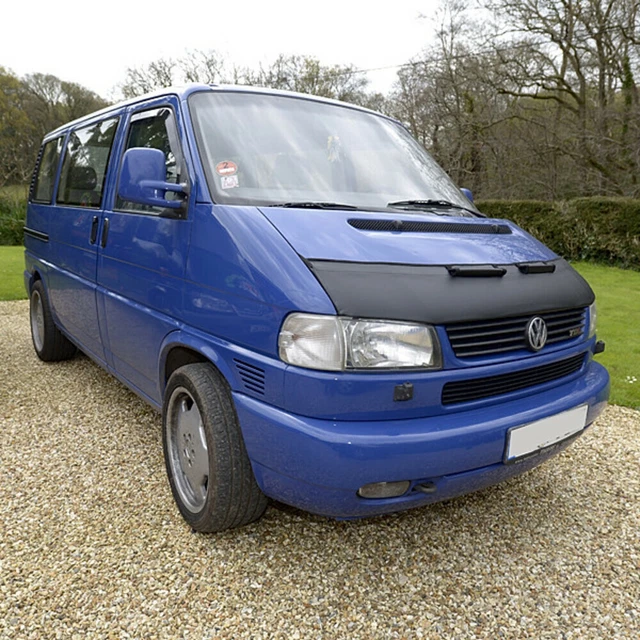 VW T4 CARAVELLE Long Nose Bonnet Bra Stone Chip Protector Black 194 £39 ...