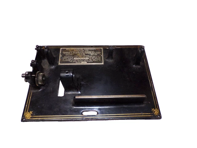 EDISON STANDARD MODEL D Cylinder Phonograph Bedplate £46.15 - PicClick UK