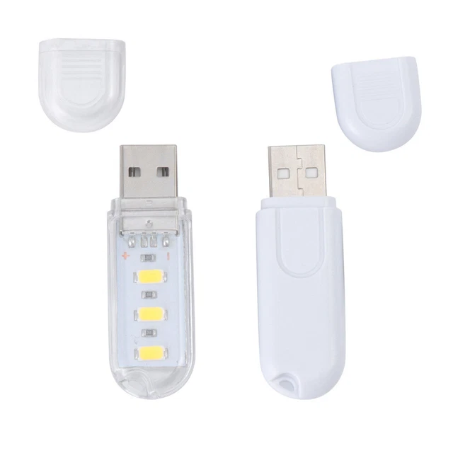 6 PCS USB Keychain Lights Reading USB Keyboard Lamp LED Keychain Lights ...