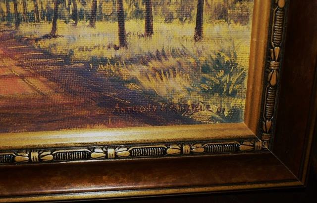ORIGINAL AUSTRALIAN OIL Painting by Anthony Gribble. Framed $19.00 ...