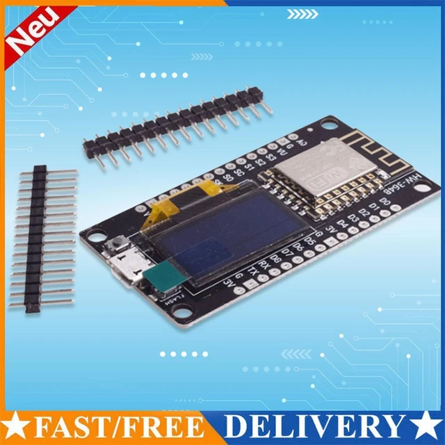 Nodemcu Esp8266 Development Board 0 96 Inch Oled Display Develop Board