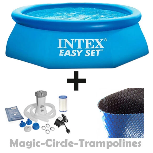 INTEX EASY SET Quick Up Pool Planschbecken 305x76 cm + Filterpumpe ...