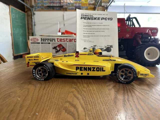 VINTAGE KYOSHO PENNZOIL Penske PC19 Near Mint With Manual $129.33 ...