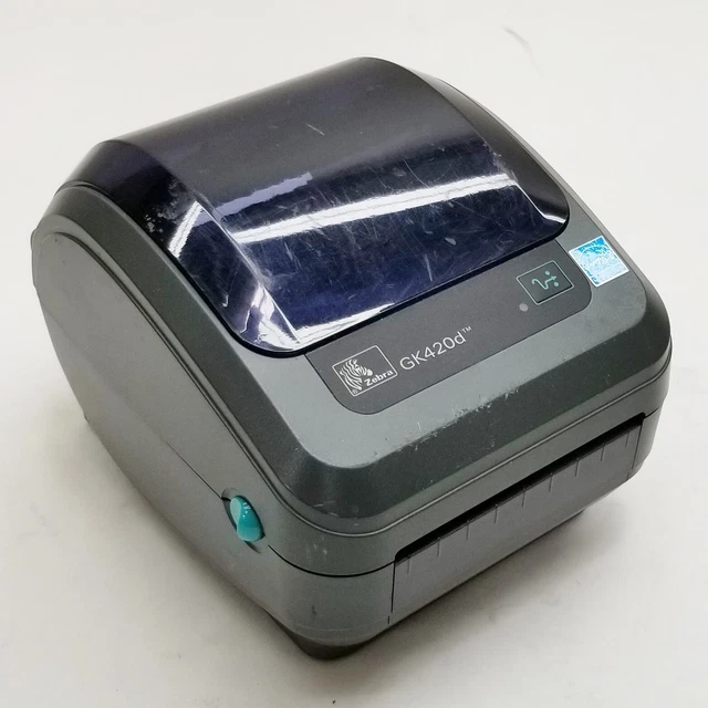 IMPRIMANTE CODE-BARRES RÉSEAU USB direct thermique Zebra GK420d GK42 ...