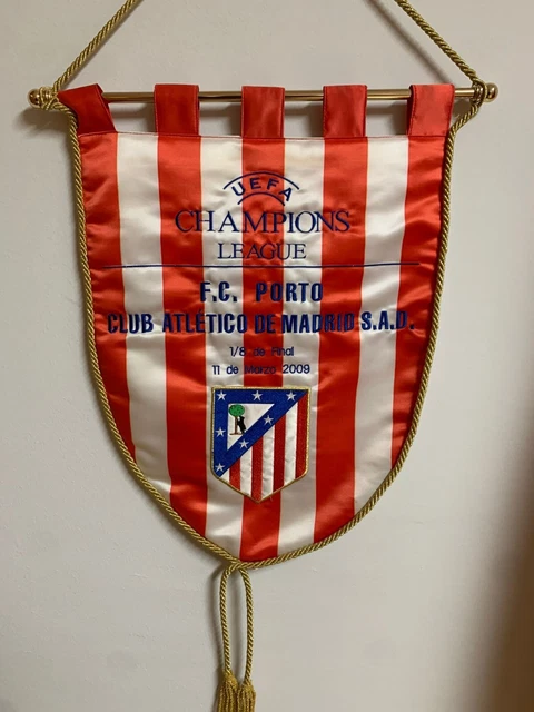 BANDERIN ATLÉTICO DE madrid match worn vs fc porto champions league ...