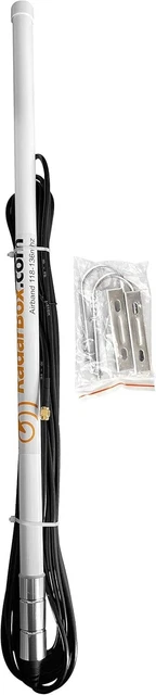 AIRNAV RADAR VHF Airband 118-136 MHz Outdoor Antenna with SMA Connector ...