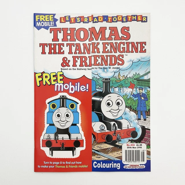 VINTAGE THOMAS THE Tank Engine & Friends Magazine No 290 Comic 1998 ...