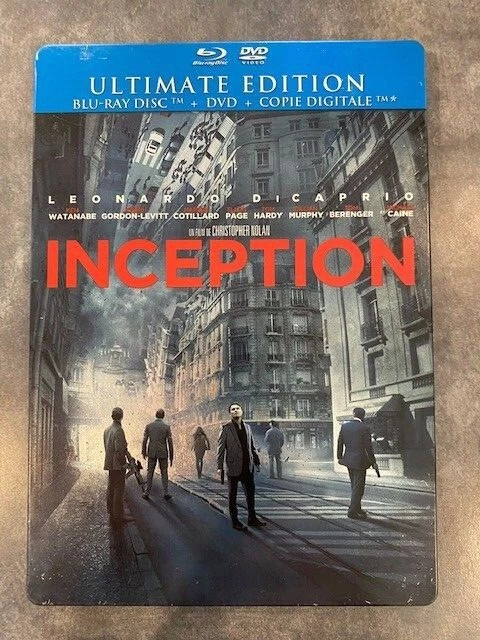 INCEPTION / FILM en STEELBOOK COLLECTOR BLU-RAY zone B + DVD EUR 39,99 ...