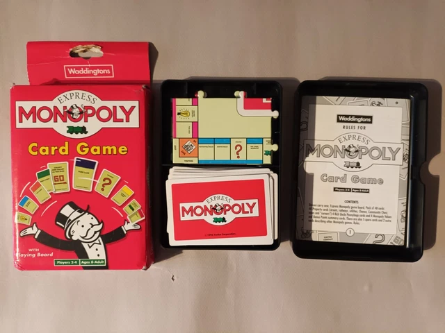 VINTAGE WADDINGTONS CARD Game - Express Monopoly 100% Complete with ...
