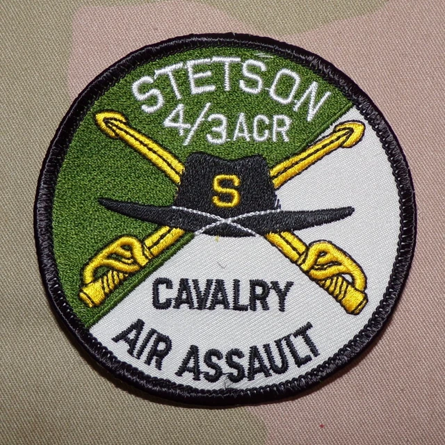 US ARMY 4TH Squadron 3rd Armored Cavalry Regiment Embroidered Patch £9. ...