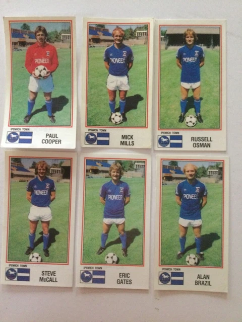 PANINI FOOTBALL 83 6 Ipswich Town Stickers (Ex Album) £3.00 - PicClick UK