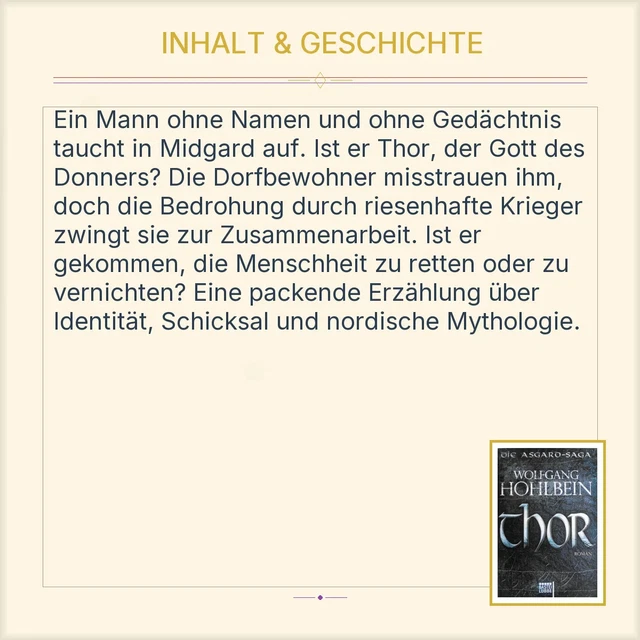 THOR WOLFGANG HOHLBEIN: La Saga di Asgard, Fantasy EUR 5,95 - PicClick IT